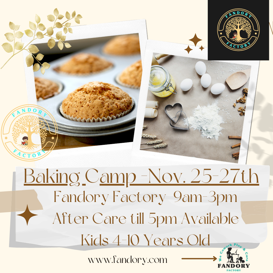 Thanksgiving baking camp for kids | Fandory Factory